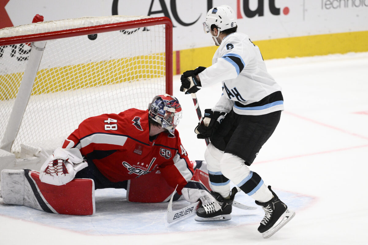 Nick Schmaltz scores the shootout winner to send Utah to a 5-4 victory ...